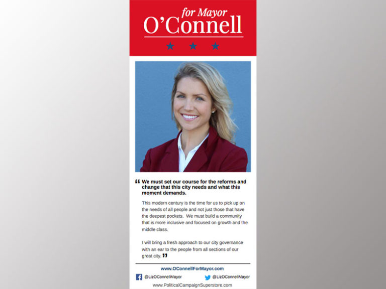 Palm Card 4 - Political Campaign Superstore